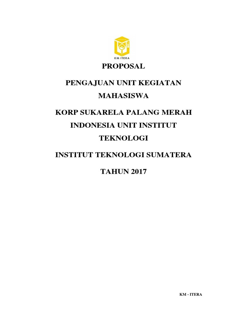 Proposal KSR | PDF | Ilmu Sosial