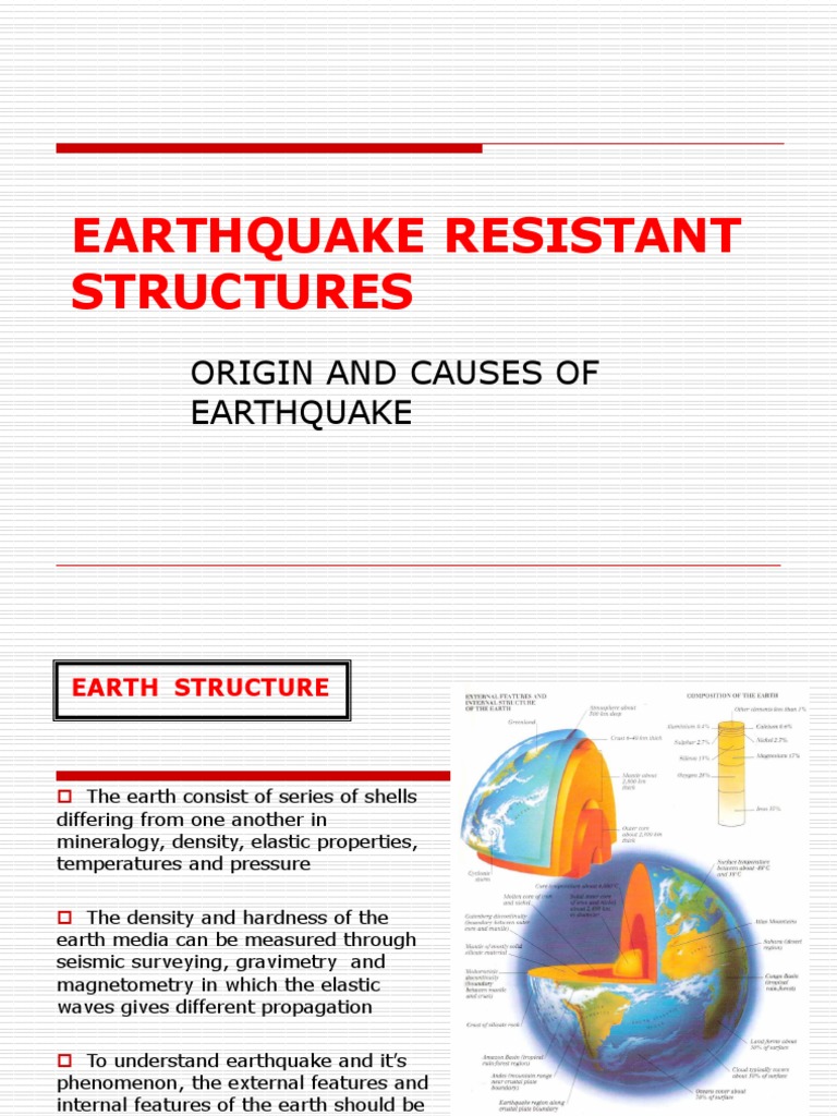 On Earthquake Resistant Structures. | PDF | Plate Tectonics ...