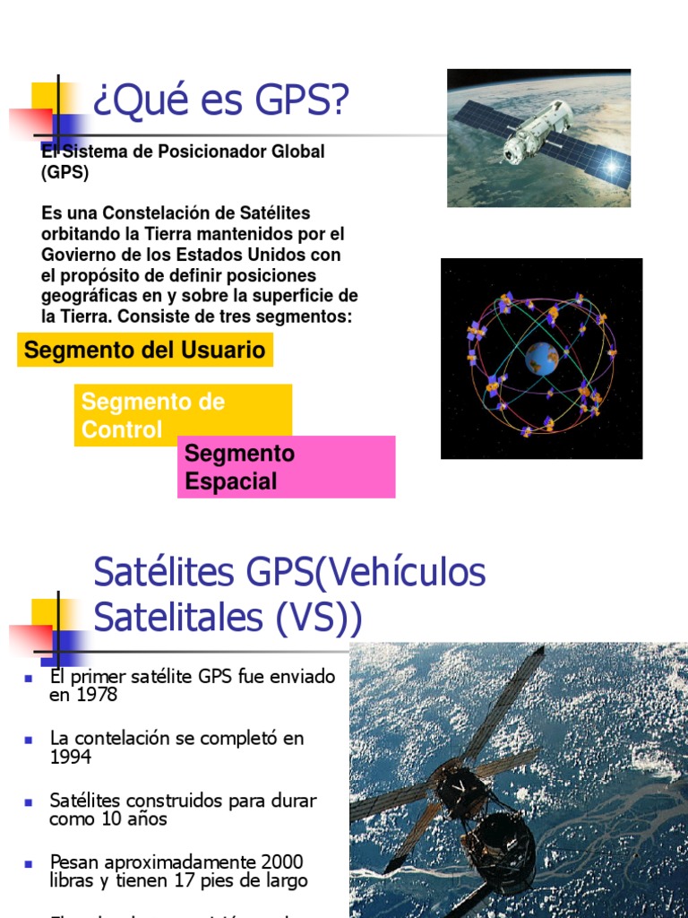 ¿Qué Es GPS?: Segmento de Control | PDF | Sistema de Posicionamiento ...
