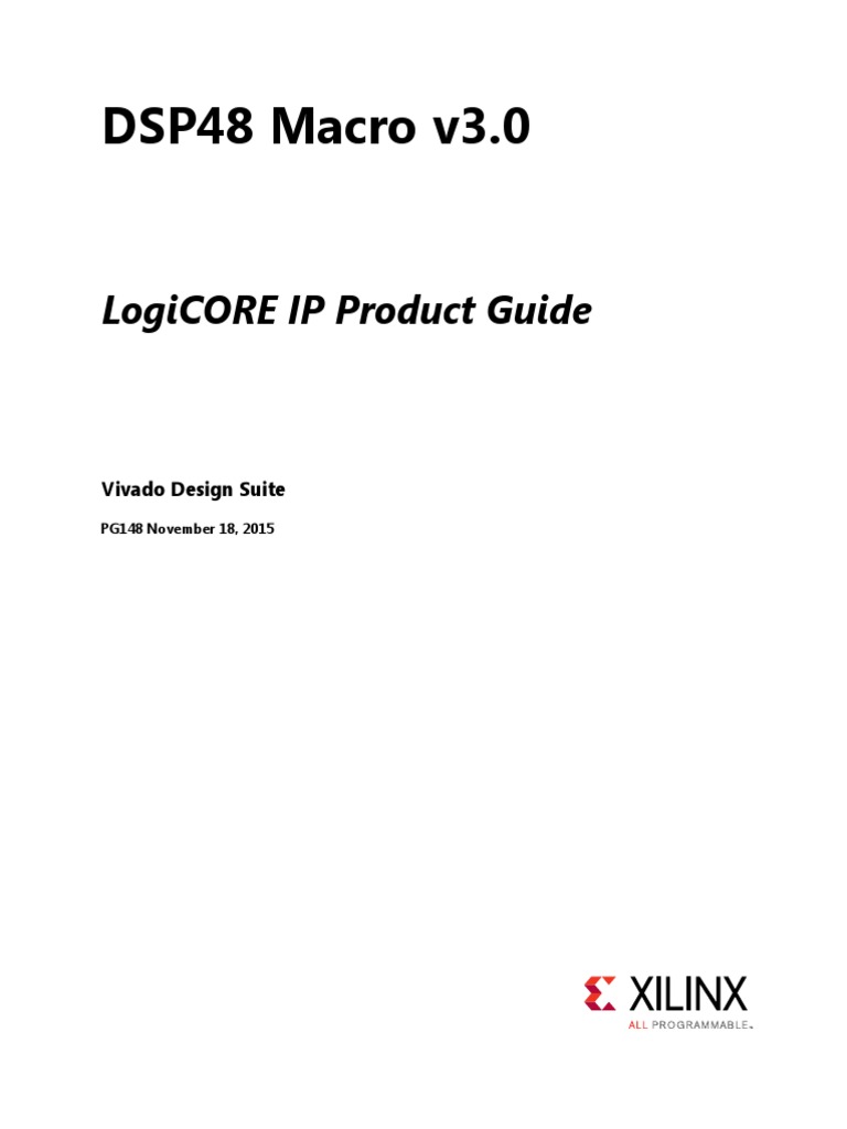 Dsp48 Macro V3.0: Logicore Ip Product Guide | PDF | Digital Signal Processor | Parameter ...