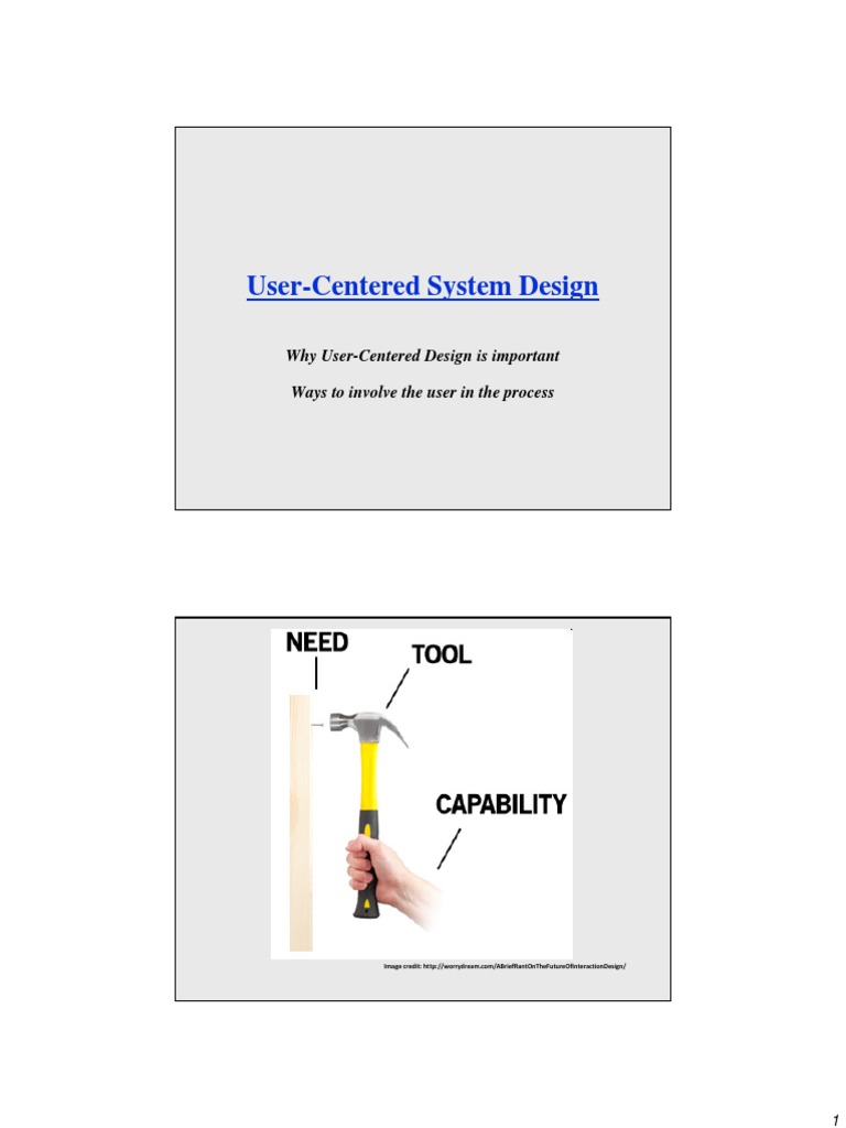 User-Centered System Design: Why User-Centered Design Is Important Ways ...