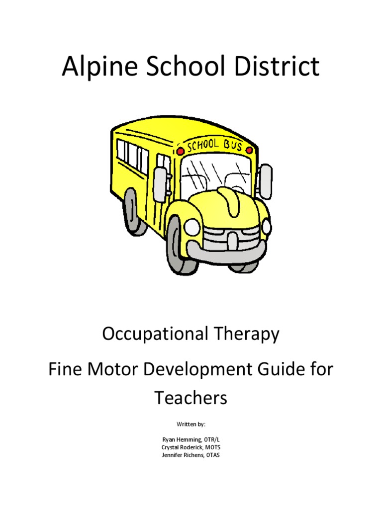 Fine Motor Development Strategies for Teachers | PDF | Hand
