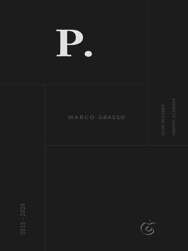 Marco Grasso - Portfolio 2020 | PDF | Graphic Design | User Interface