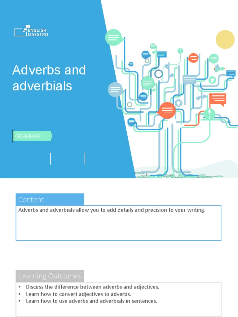Level-B1 - Chapter 2. Giving Details - 2. Adverbs and Adverbials ...