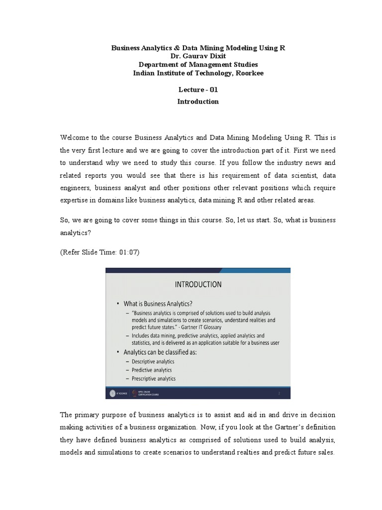 Data Mining | Download Free PDF | R (Programming Language) | Data Analysis