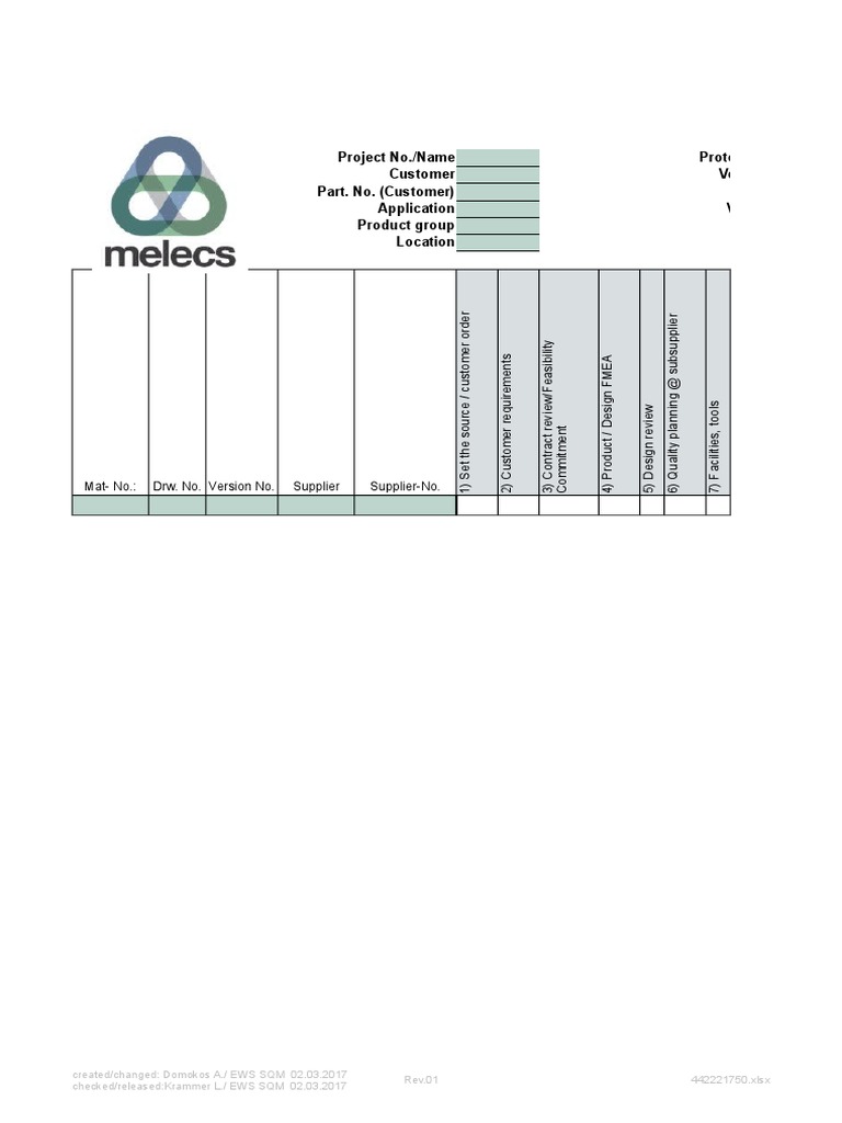 APQP Template | PDF | Verification And Validation | Prototype