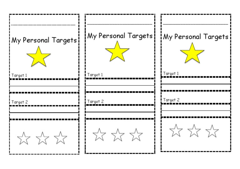My Personal Targets ILS | PDF
