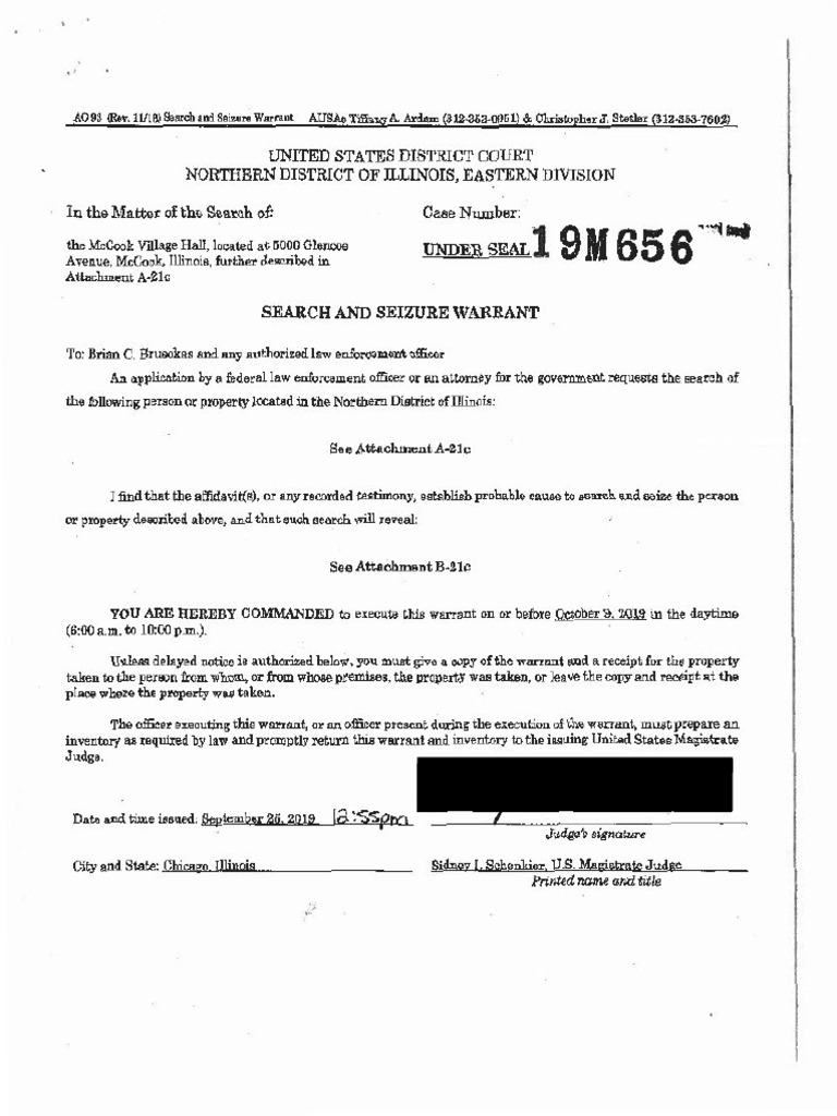 Search and Seizure Warrant | PDF | Search And Seizure | Computer File