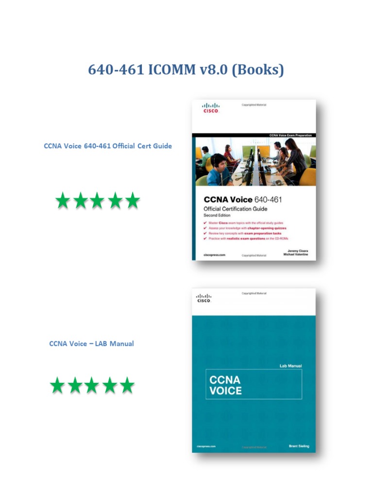 CCNA Voice 640-461 Study Resources | PDF | Home & Garden | Computers