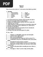 Multi Grade Semi-Detailed Lesson Plan | PDF | Plants | Leaf