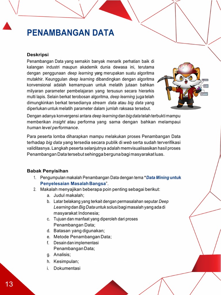 Gemastik Penambangan Data | PDF | Komputer