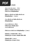 Canto a Eleggua: Letra y Rezos | PDF