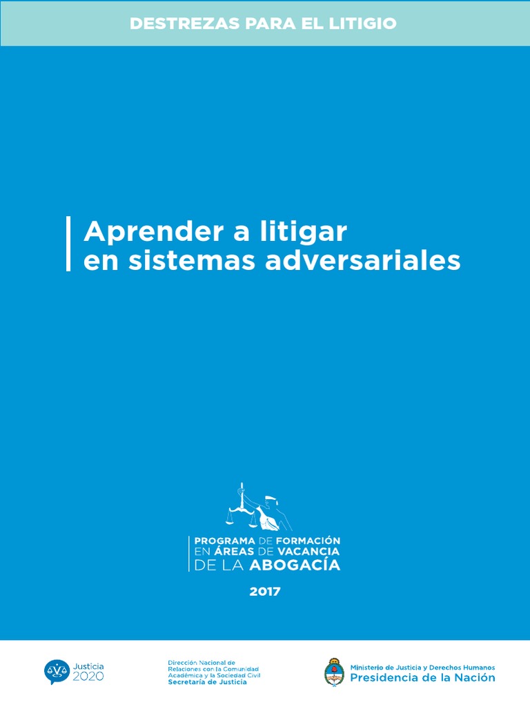 Aprender A Litigar | PDF | Derecho penal | Ley procesal