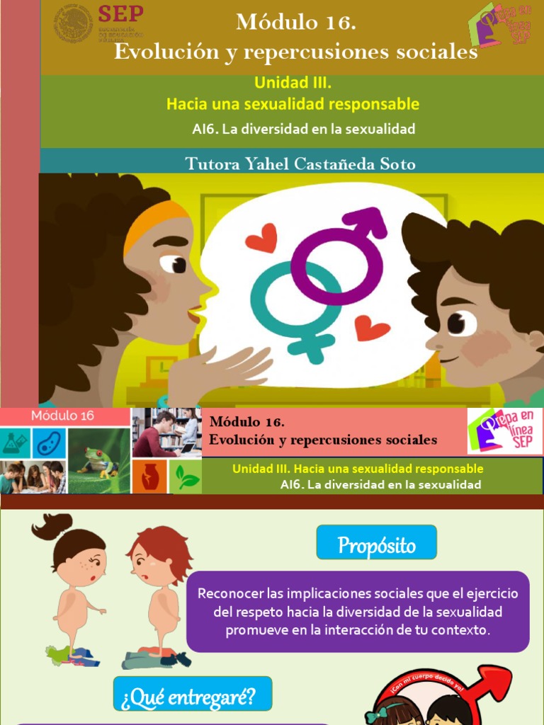 AI6. La Diversidad en La Sexualidad/Módulo 16 | Evolución | Control de ...