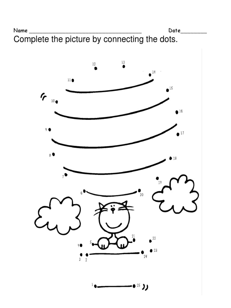 Connect The Dots 1-25 | PDF