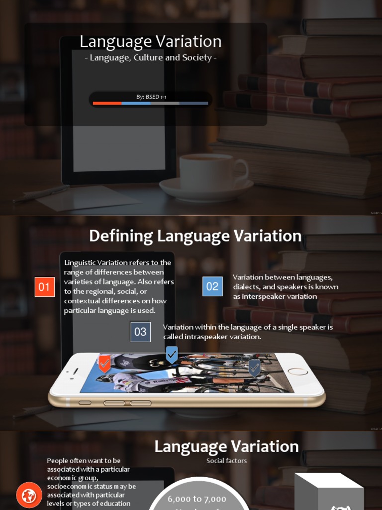 Language Variation: - Language, Culture and Society | PDF