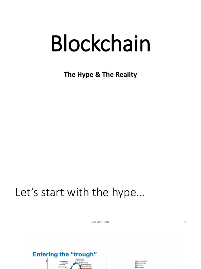 Blockchain: The Hype & The Reality | PDF | Applications Of Cryptography | Distributed Computing