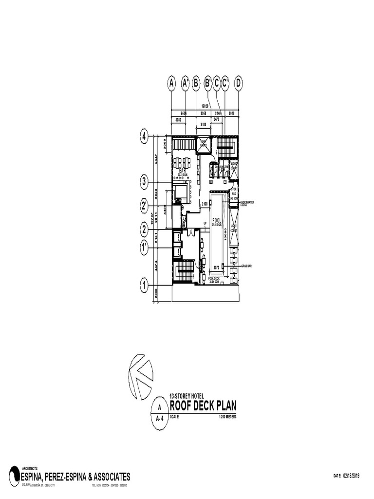 Hotel Roof Deck Plan | PDF