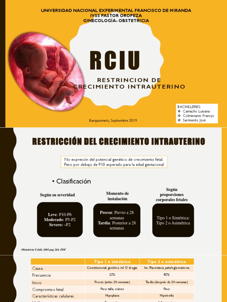Tema 27 Rciu | PDF | Feto | Hemodinámica