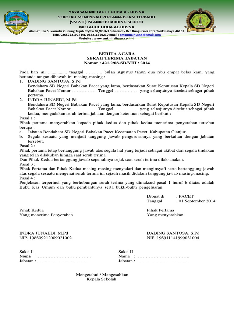 Format Bast Bos | PDF