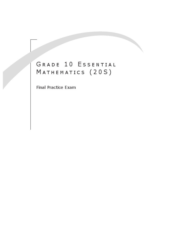 Gr10 Essential Fpe | PDF | Angle | Geometry