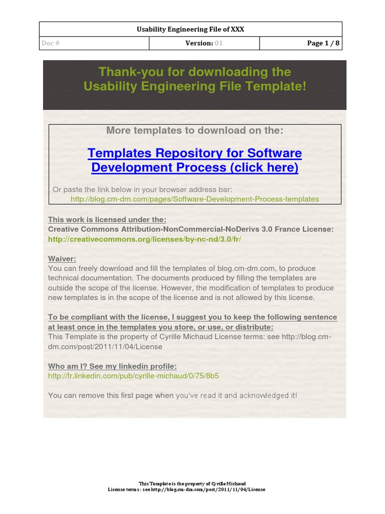 Usability Engineering File Pdf Usability Specification Technical