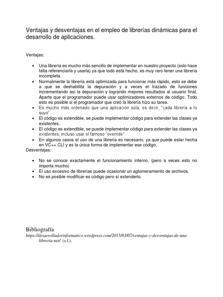 Tarea 3. - Ventajas y Desventajas de LLDD | PDF
