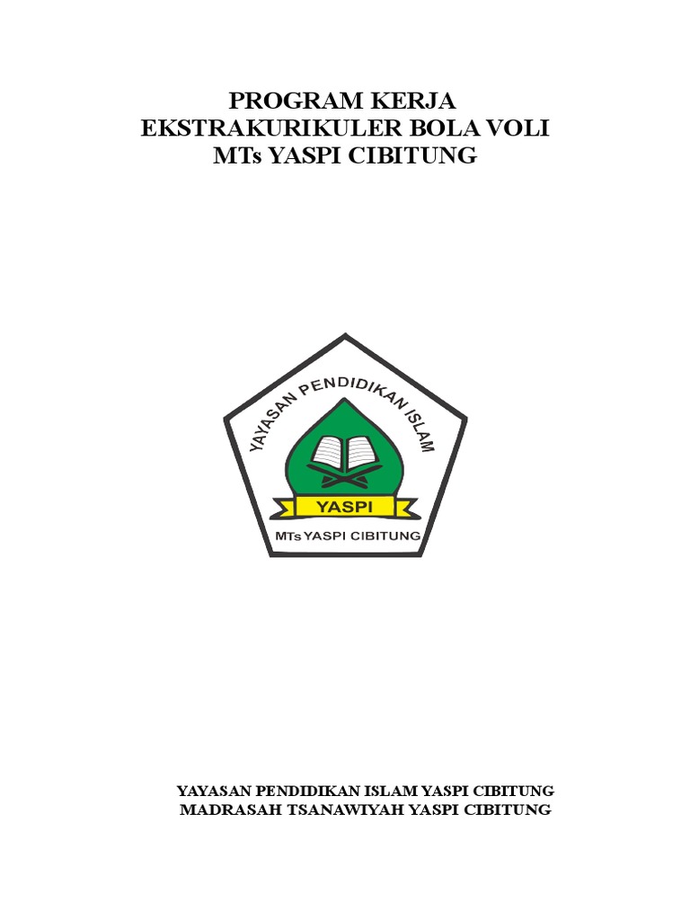 Contoh Program Kerja Ekskul Bola Voli SMP | PDF