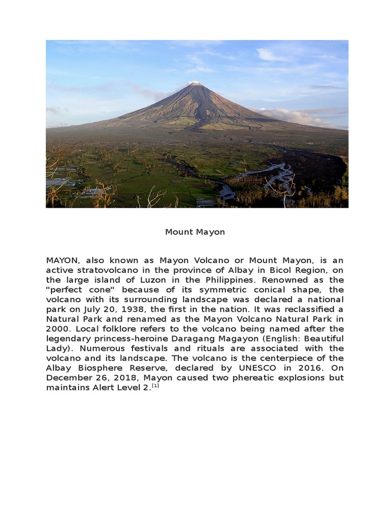Active and Inactive Volcano | PDF | Volcano | Geological Hazards