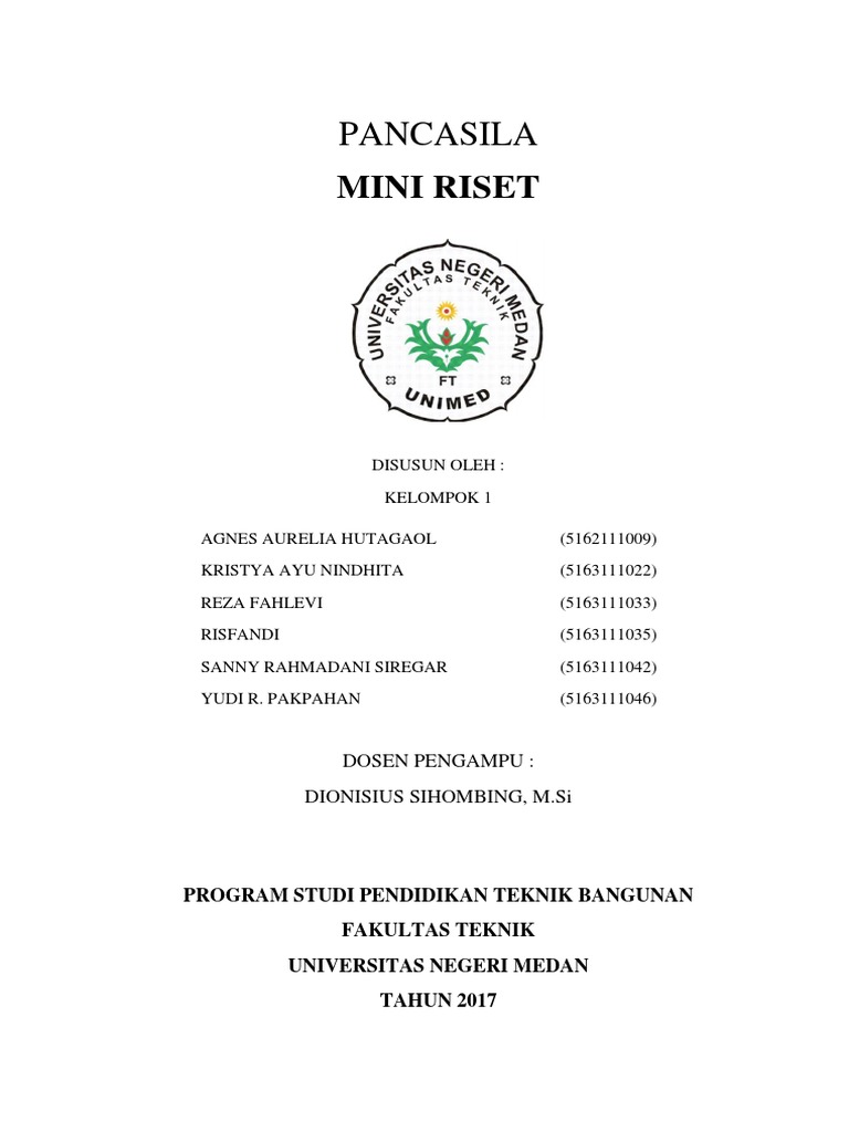 Mini Riset Pancasila | PDF