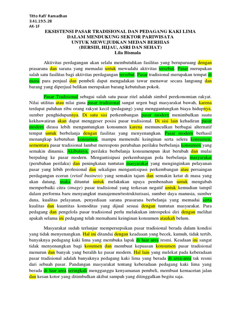 Contoh Koherensi & Kohesi Pada Paragraf | PDF