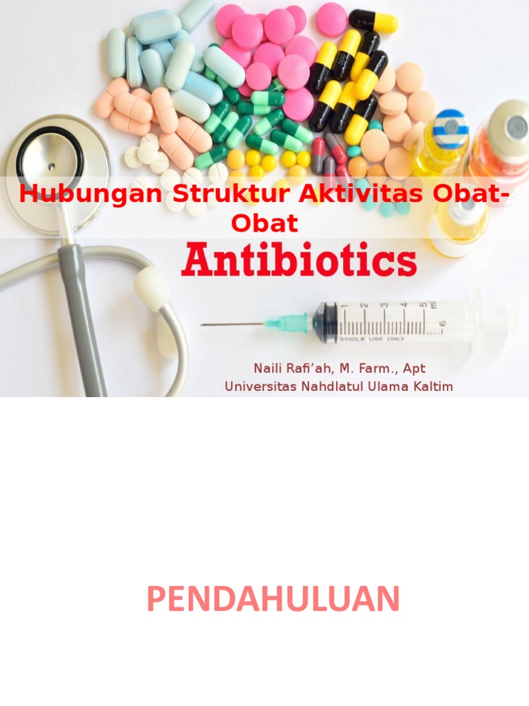 Hubungan Struktur Aktivitas Obat-Obat Antibiotika | PDF