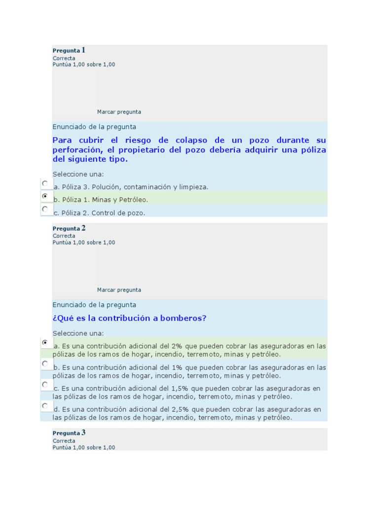 Minas y Petroleo | PDF | Póliza de seguros | Reaseguro
