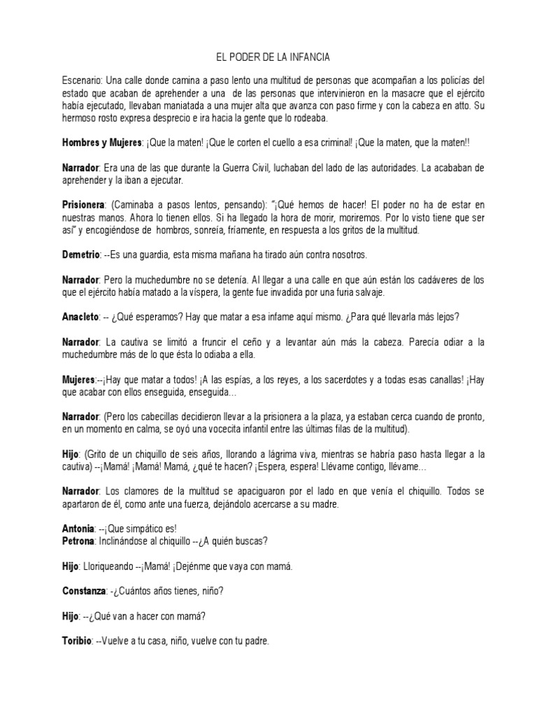 El Poder de La Infancia | PDF