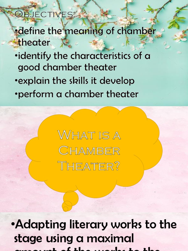 Chamber Theater | Download Free PDF | Actor | Plot (Narrative)