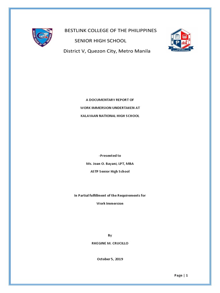 Title | PDF | Learning | Employment