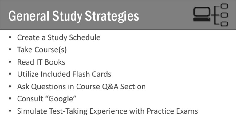 Effective Study Strategies for IT Courses | PDF
