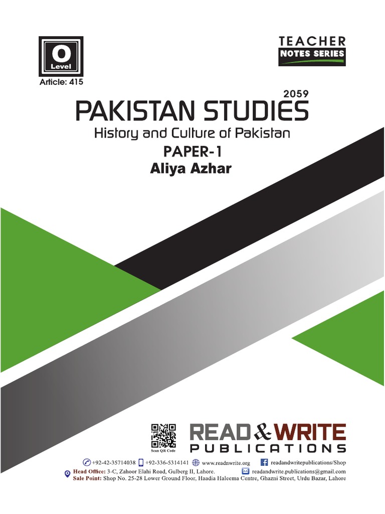 O-Level Pak Studies Notes History and Cu PDF | PDF | Qur'an | Islam