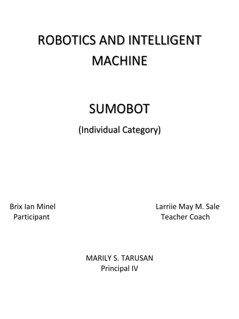 Robotics Write Up | Download Free PDF | Machines | Mechanical Engineering
