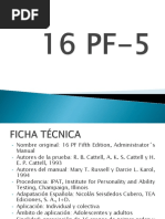 16PF Ficha Técnica | PDF | Ansiedad | Depresión (estado de ánimo)