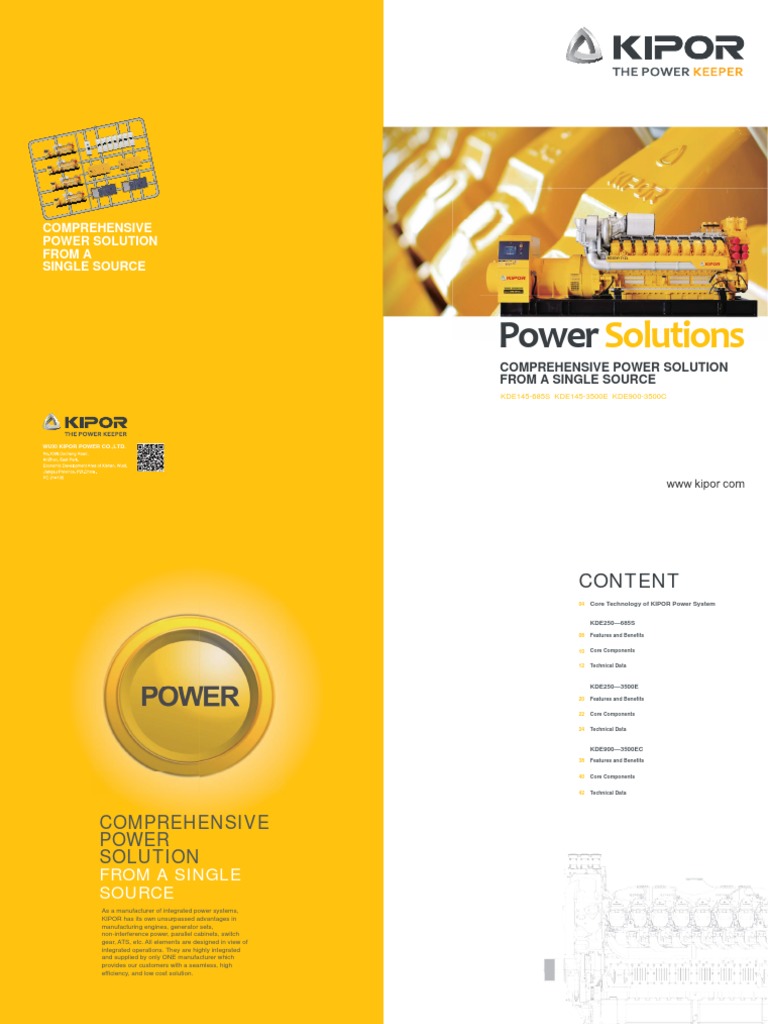 Power System PDF | PDF | Diesel Engine | Electric Power System