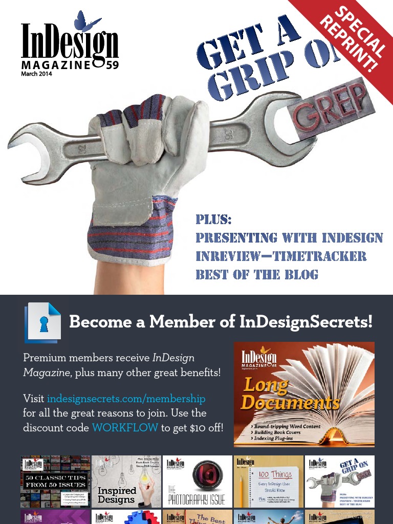 InDesign Magazine Peter Kahrel On GREP | PDF | Letter Case | Bracket