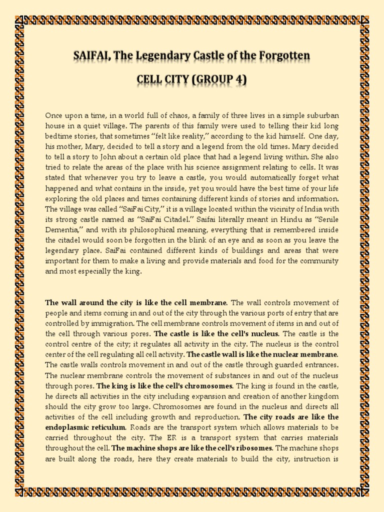 SAIFAI Cell City (Version 1 - With Roles) - The Legendary Castle of The ...