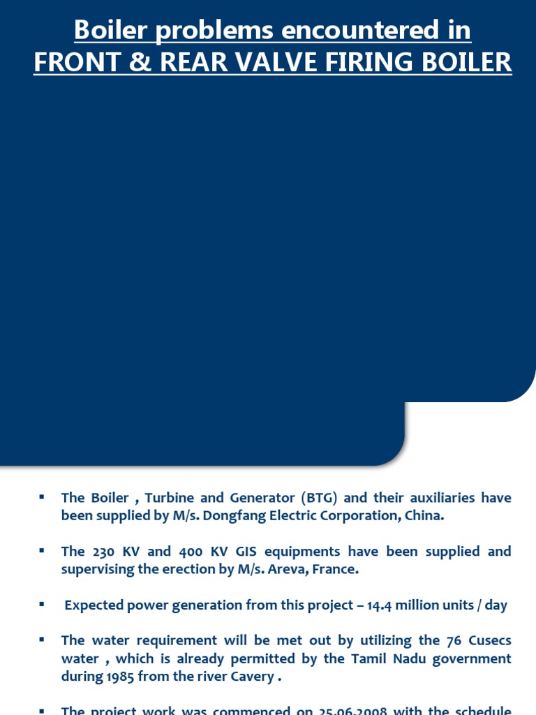 Front & Rear Firing Boiler Overview | PDF | N Ox | Combustion