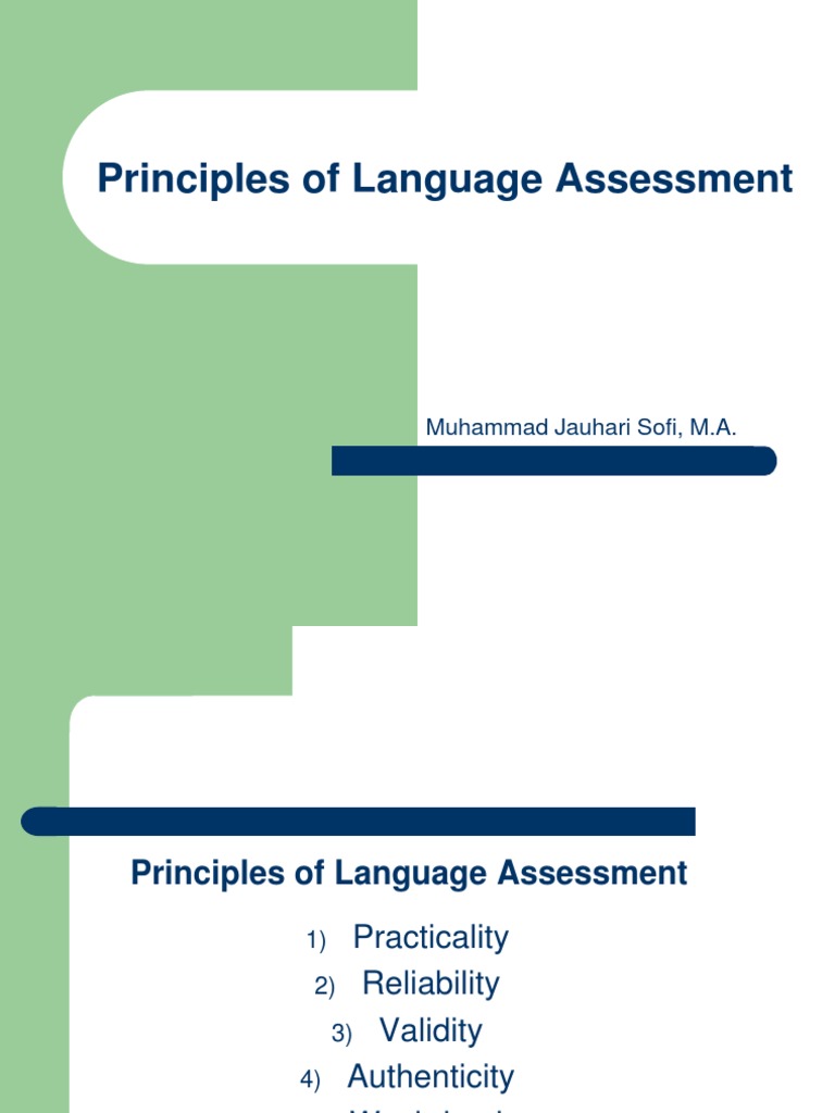 Language Assessment Essentials | PDF | Validity (Statistics ...