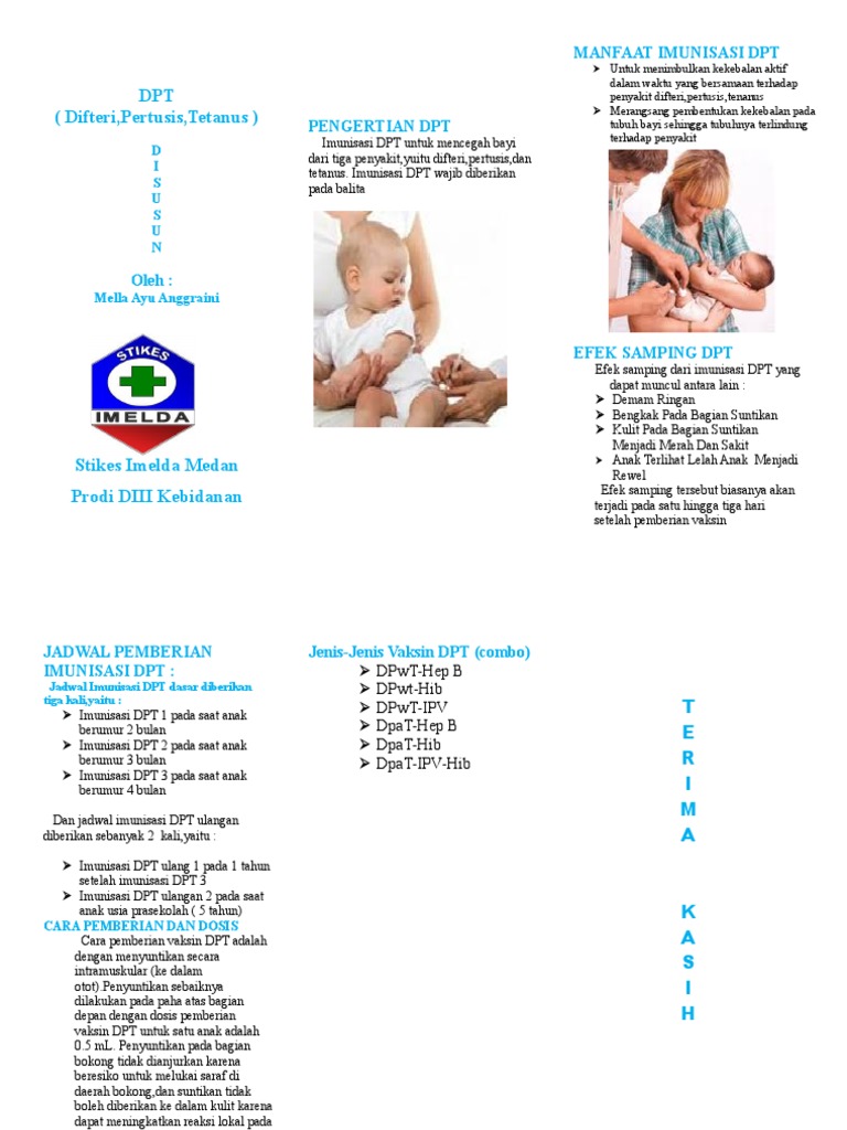 Liplet Imunisasi DFT | PDF