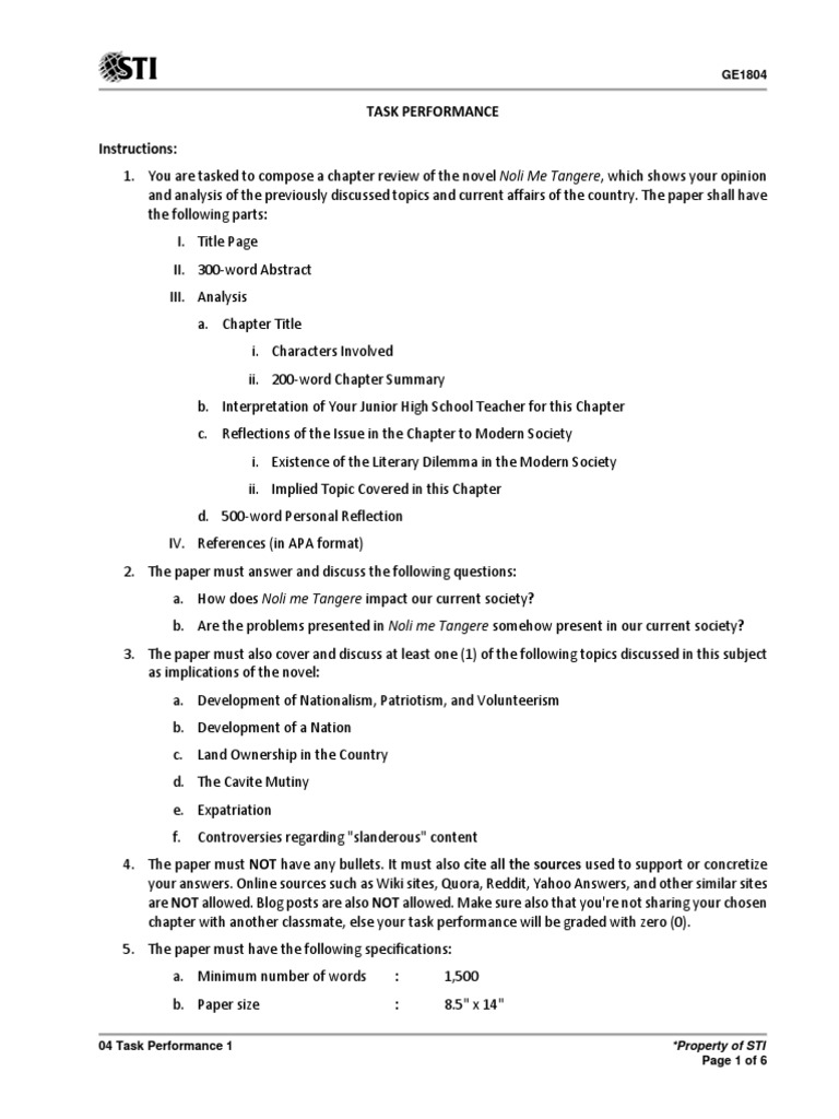 04 Task Performance 1 | PDF | Typography