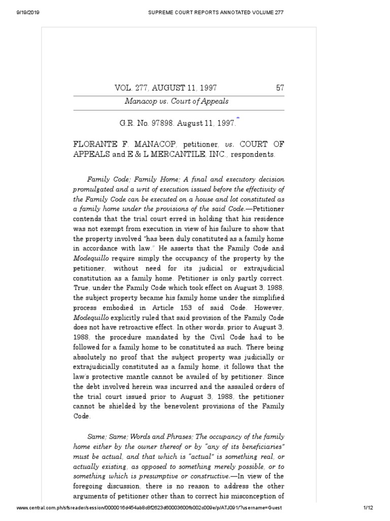 Manacop v. CA | PDF | Court Of Appeal Of Singapore | Judgment (Law)