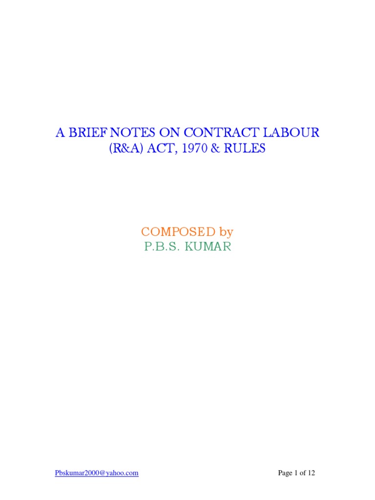 A Comprehensive Summary of Key Requirements and Procedures Under the ...