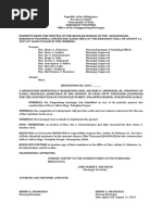 Resolution No. 01-BDC Resolution For Realignment | PDF | Philippines ...